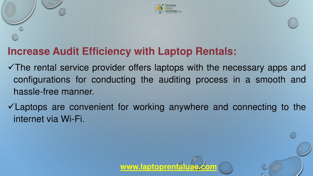 PPT - How to Increase Audit Efficiency for Organization Through Laptop ...