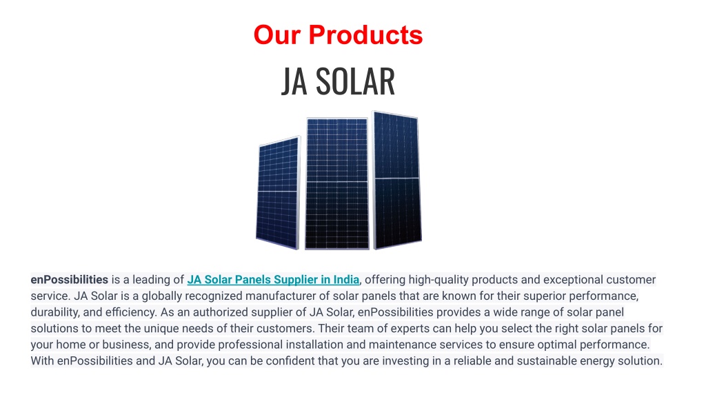 PPT - Best Solar Panel Distributors in India PowerPoint Presentation ...